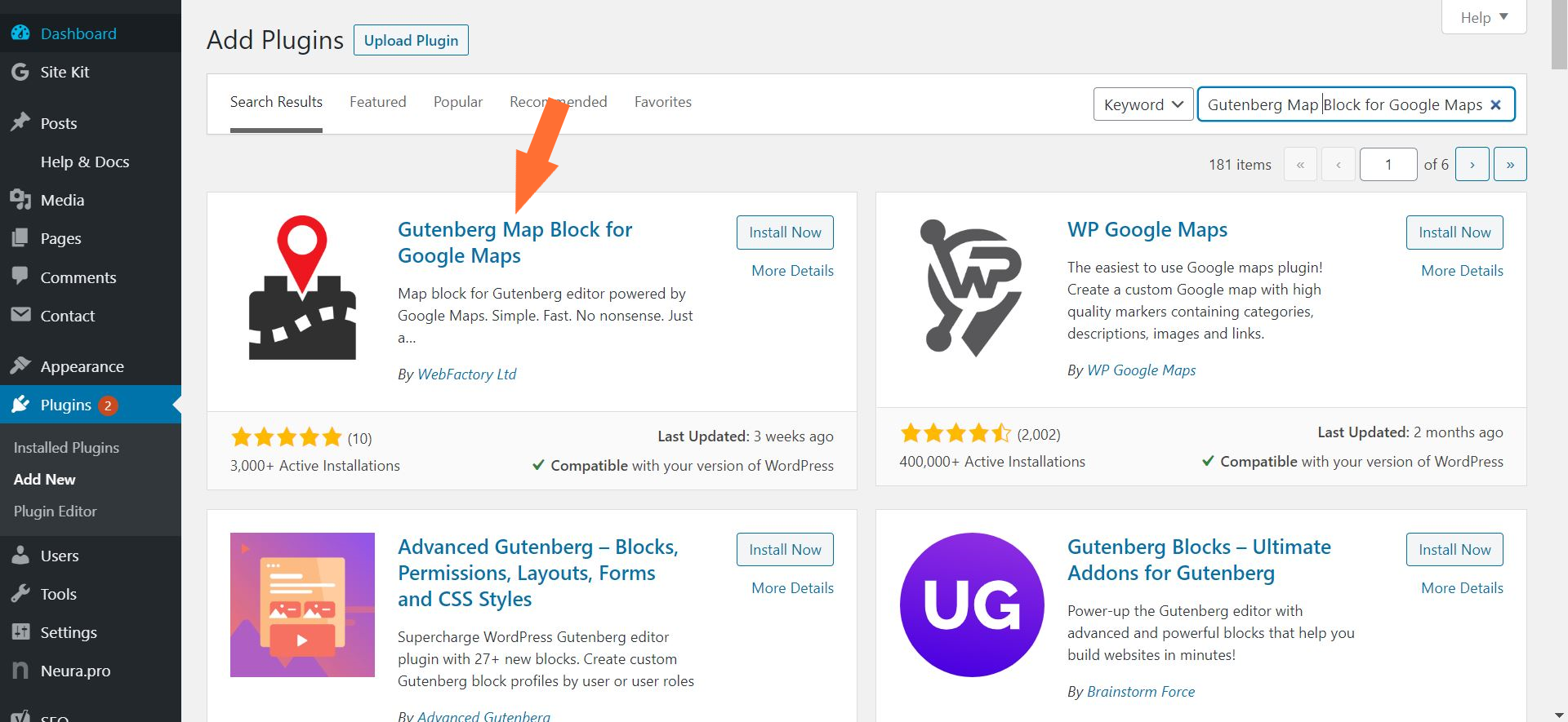 How to add Google Map on WordPress website - Astratic