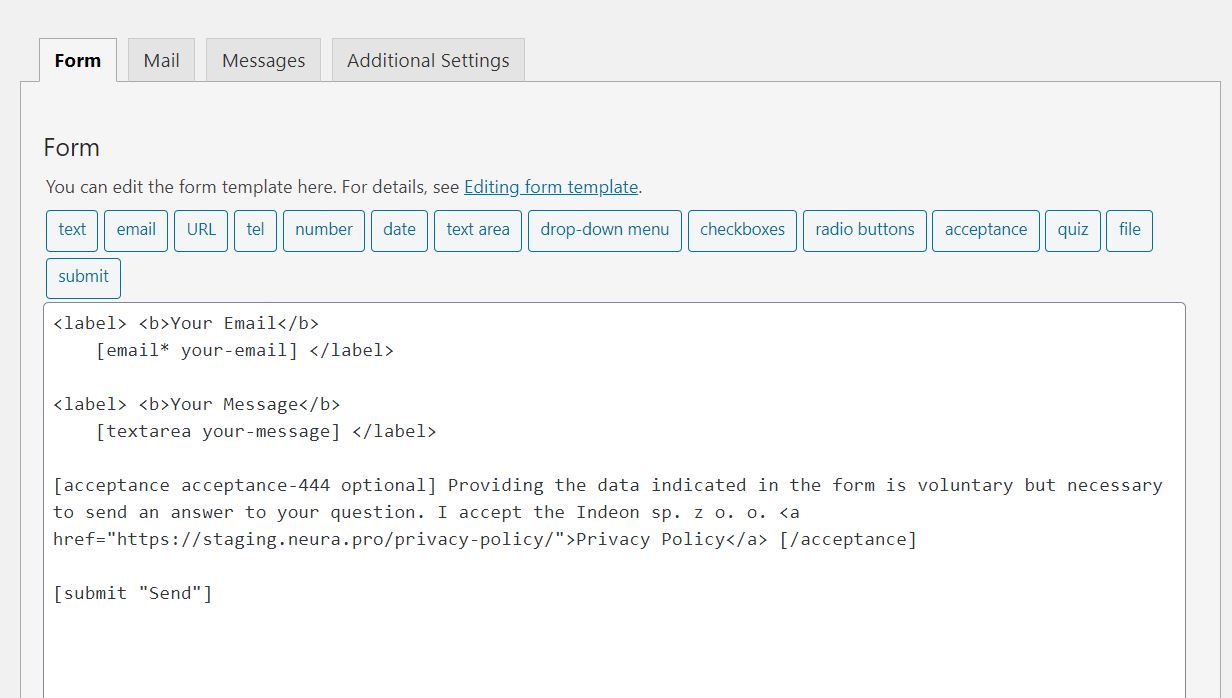How to create a contact form? - Astratic