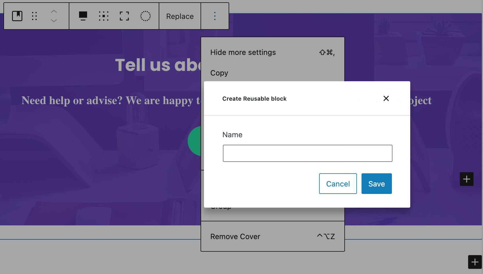 Create reusable blocks - Astratic